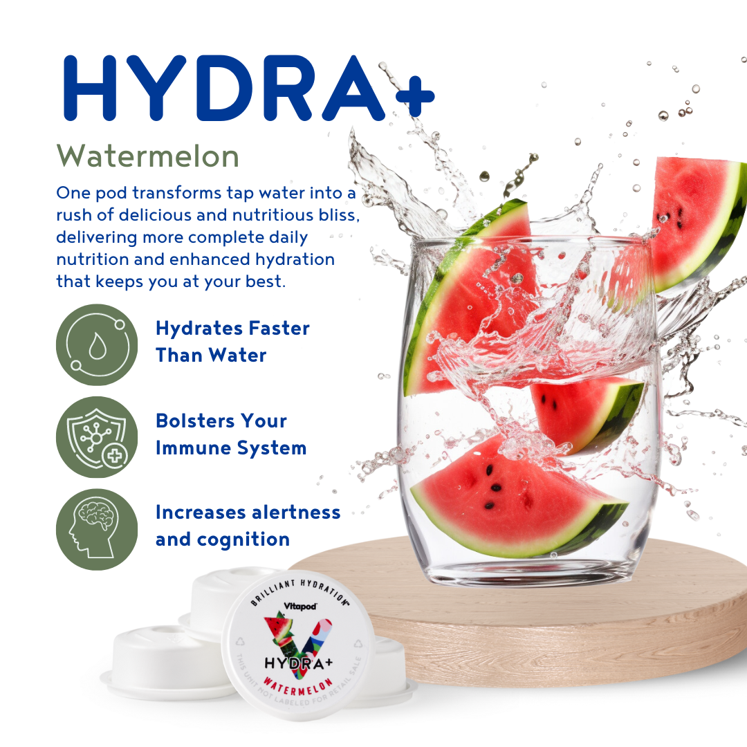 Vitapod Hydra+ | Rapid Hydration and Electrolyte Drink Mix